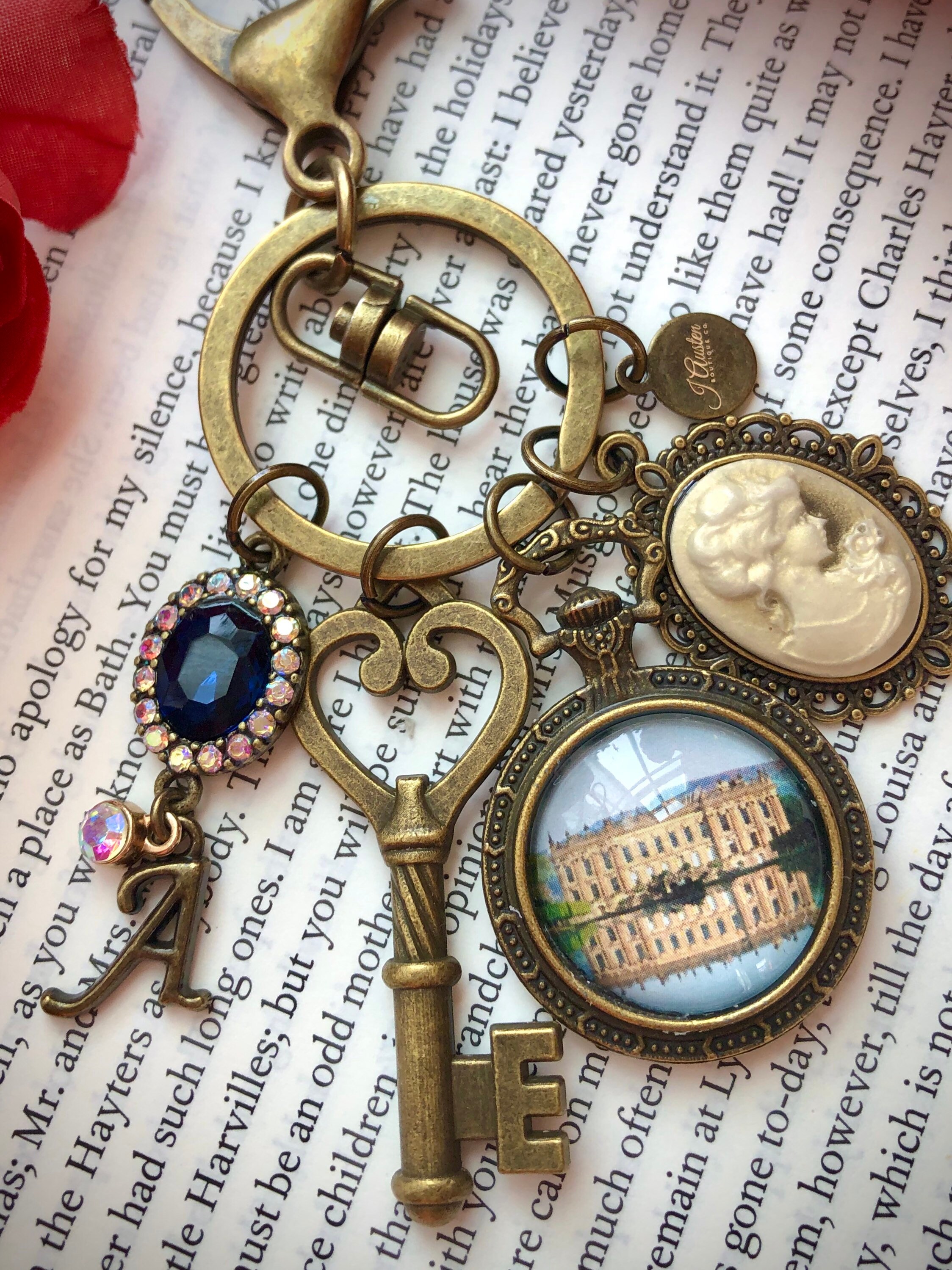 Pemberley Keychain, Key to Pemberley Keychain, Jane Austen Keychain ...