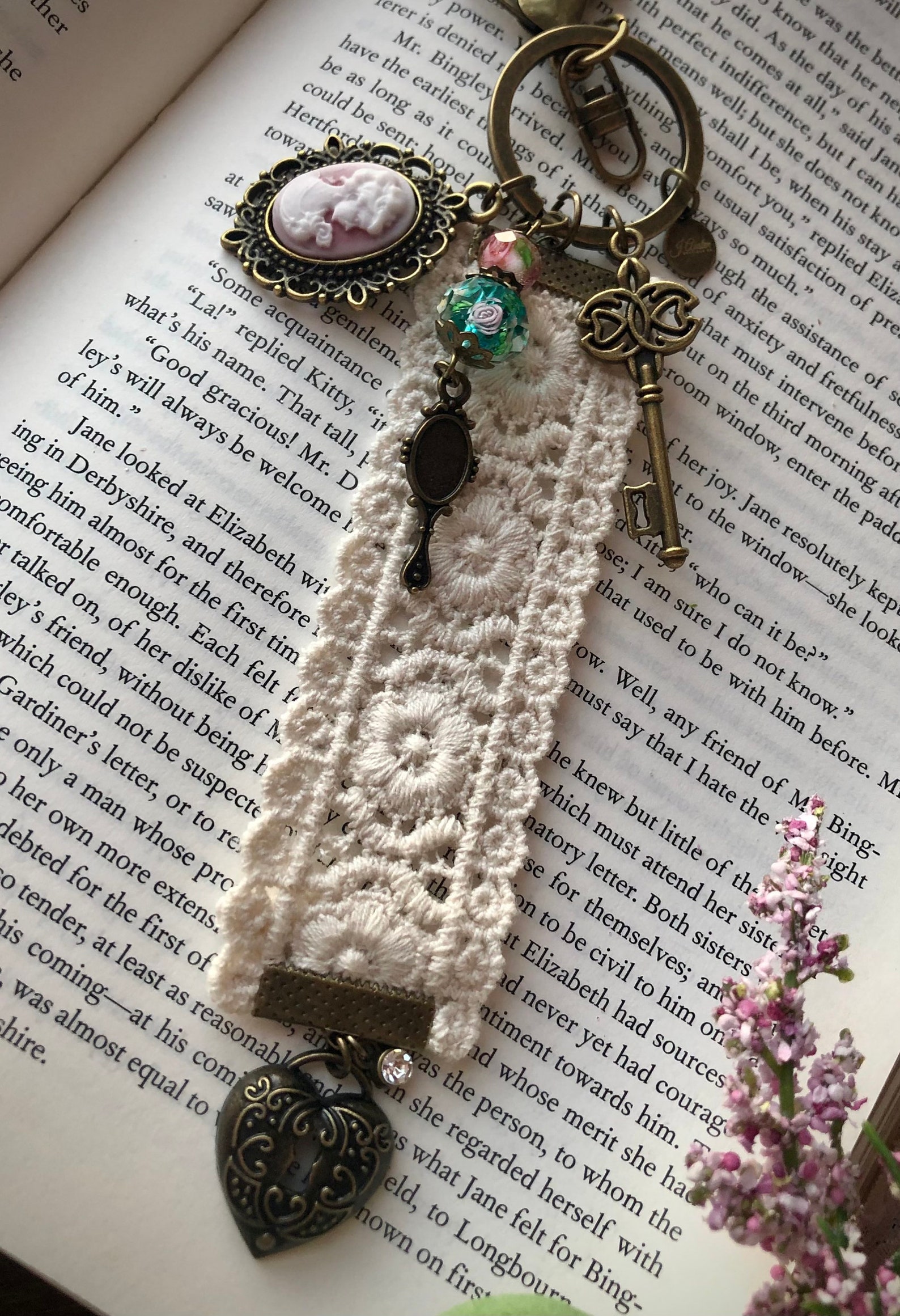 Regency Keychain, Fancy Keychain, Jane Austen Keychain, Jane Austen ...