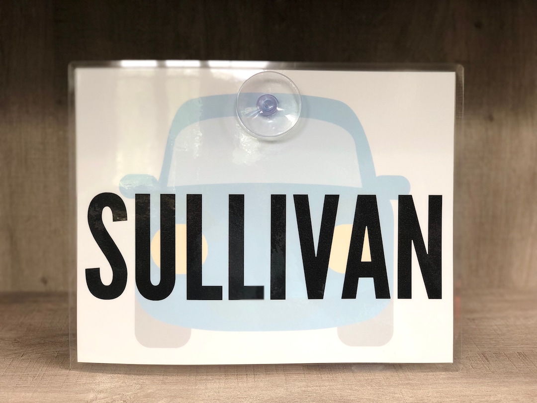 Personalized Car Rider Windshield Sign With Suction Cup Attachment - Etsy