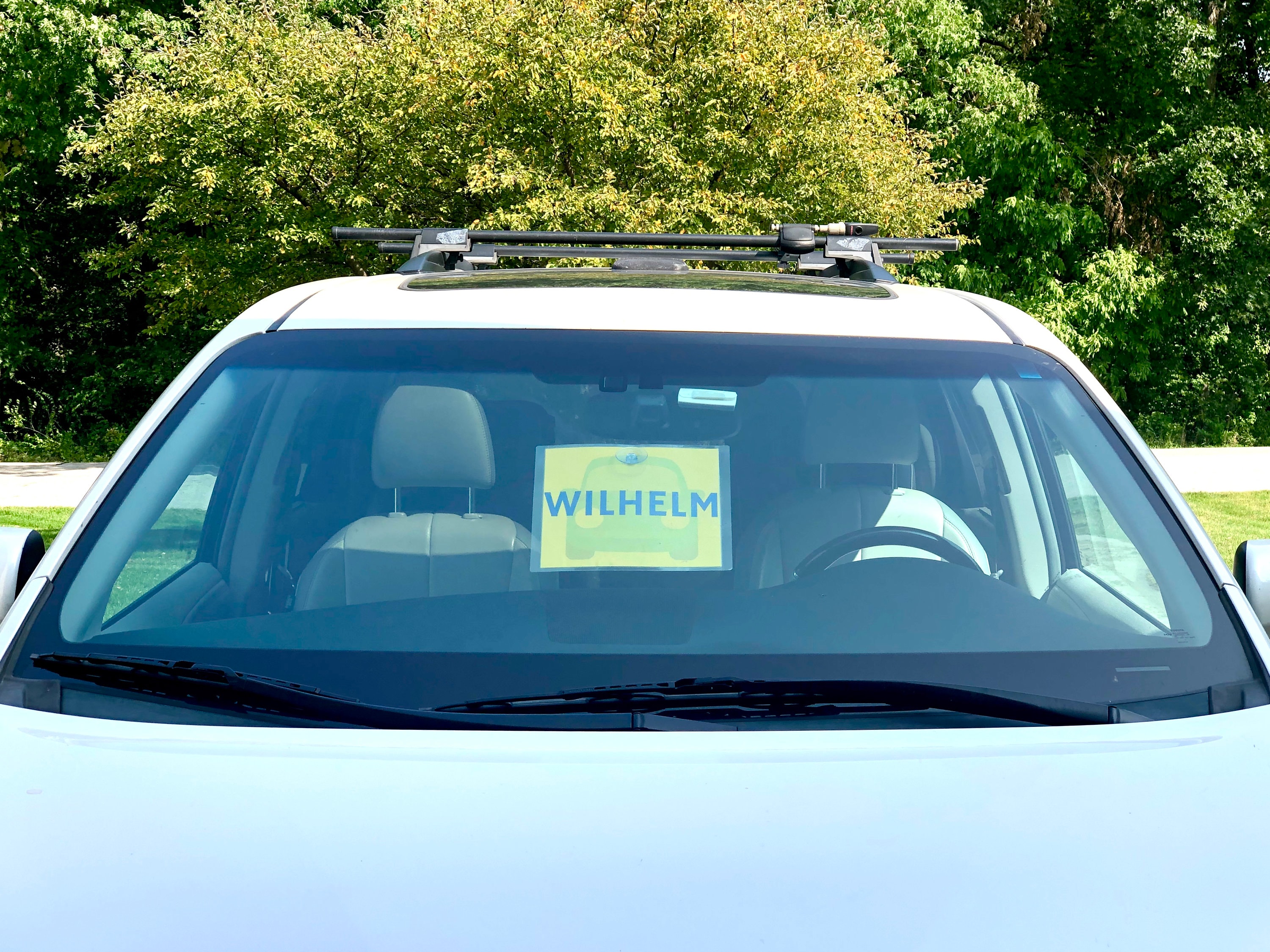 Personalized Car Rider Windshield Sign With Suction Cup Attachment - Etsy
