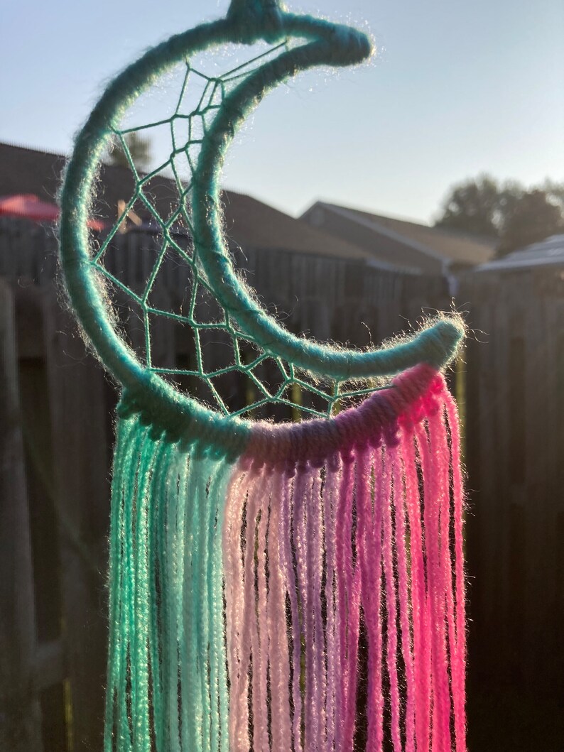 Small Ombre Moon Dream Catcher - Etsy