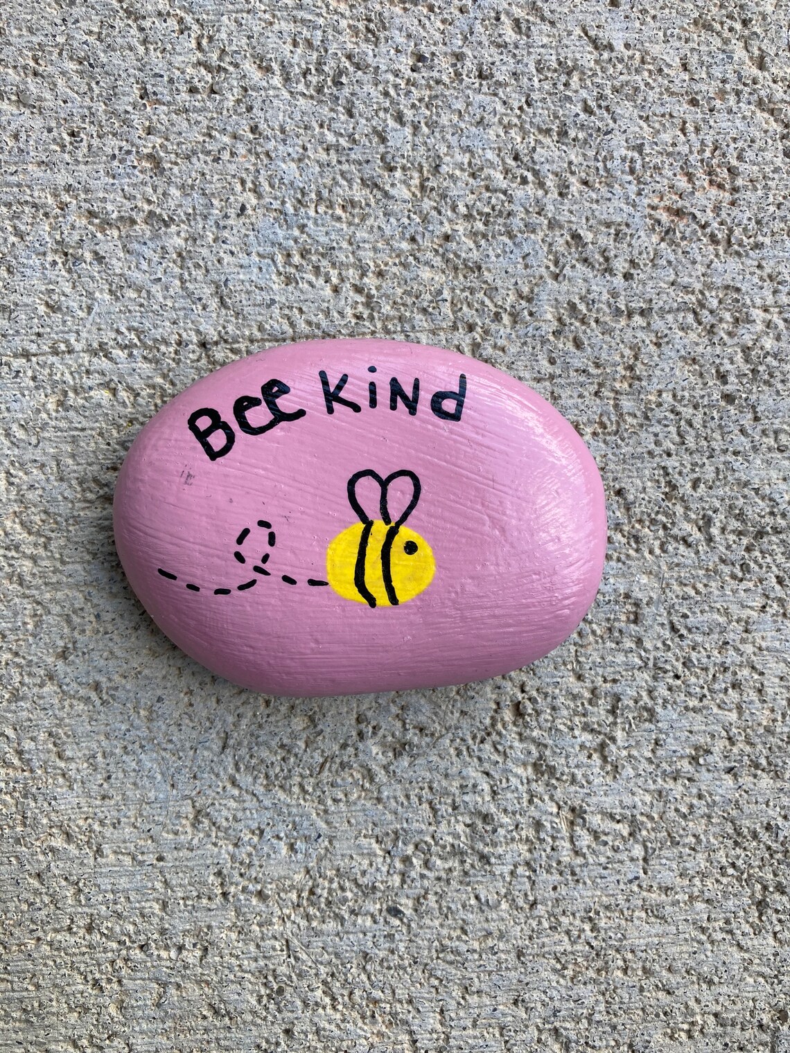 Bee Painted Rocks, Garden Rocks, Motivational Rocks - Etsy