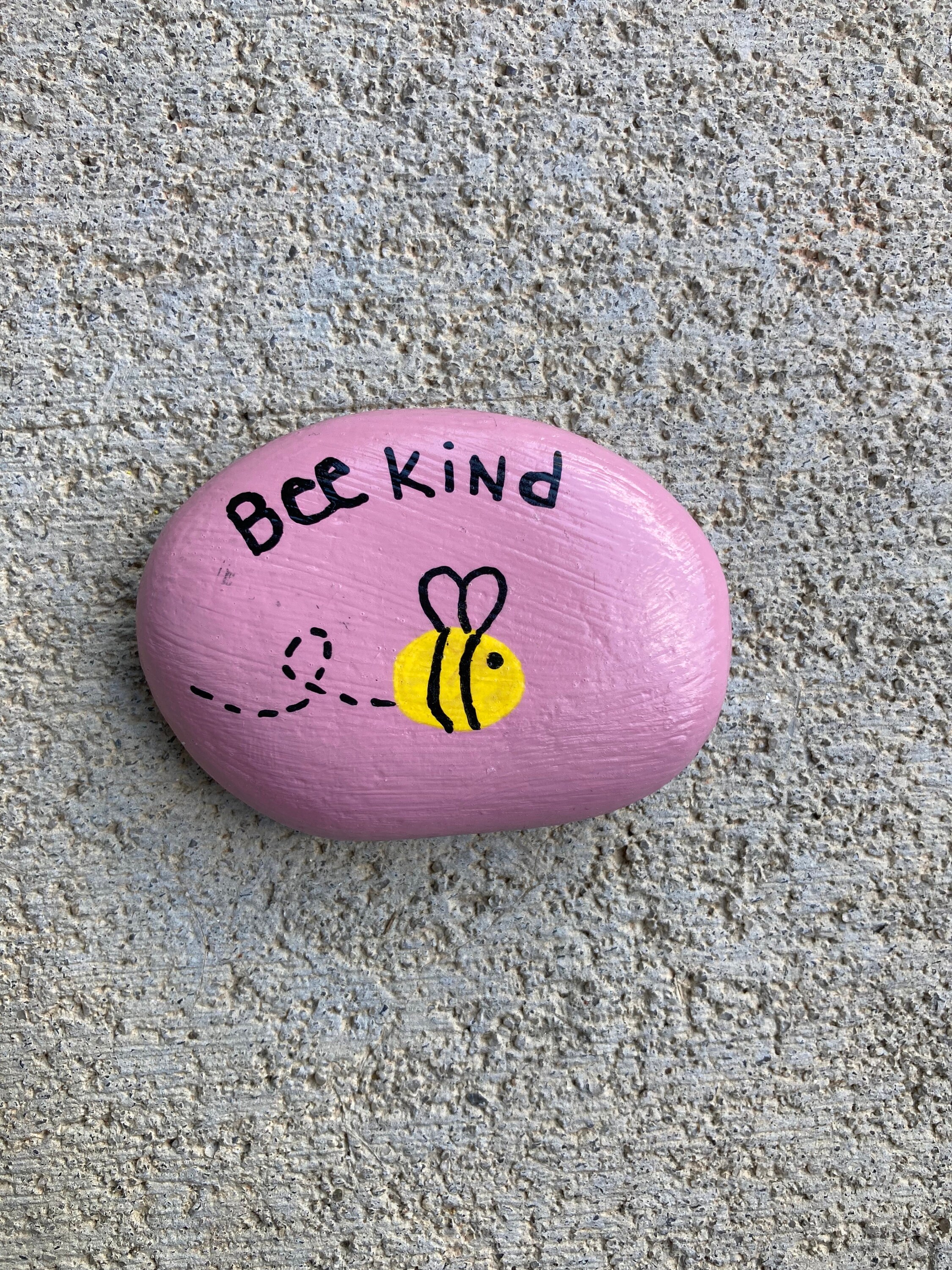 Bee Painted Rocks, Garden Rocks, Motivational Rocks - Etsy