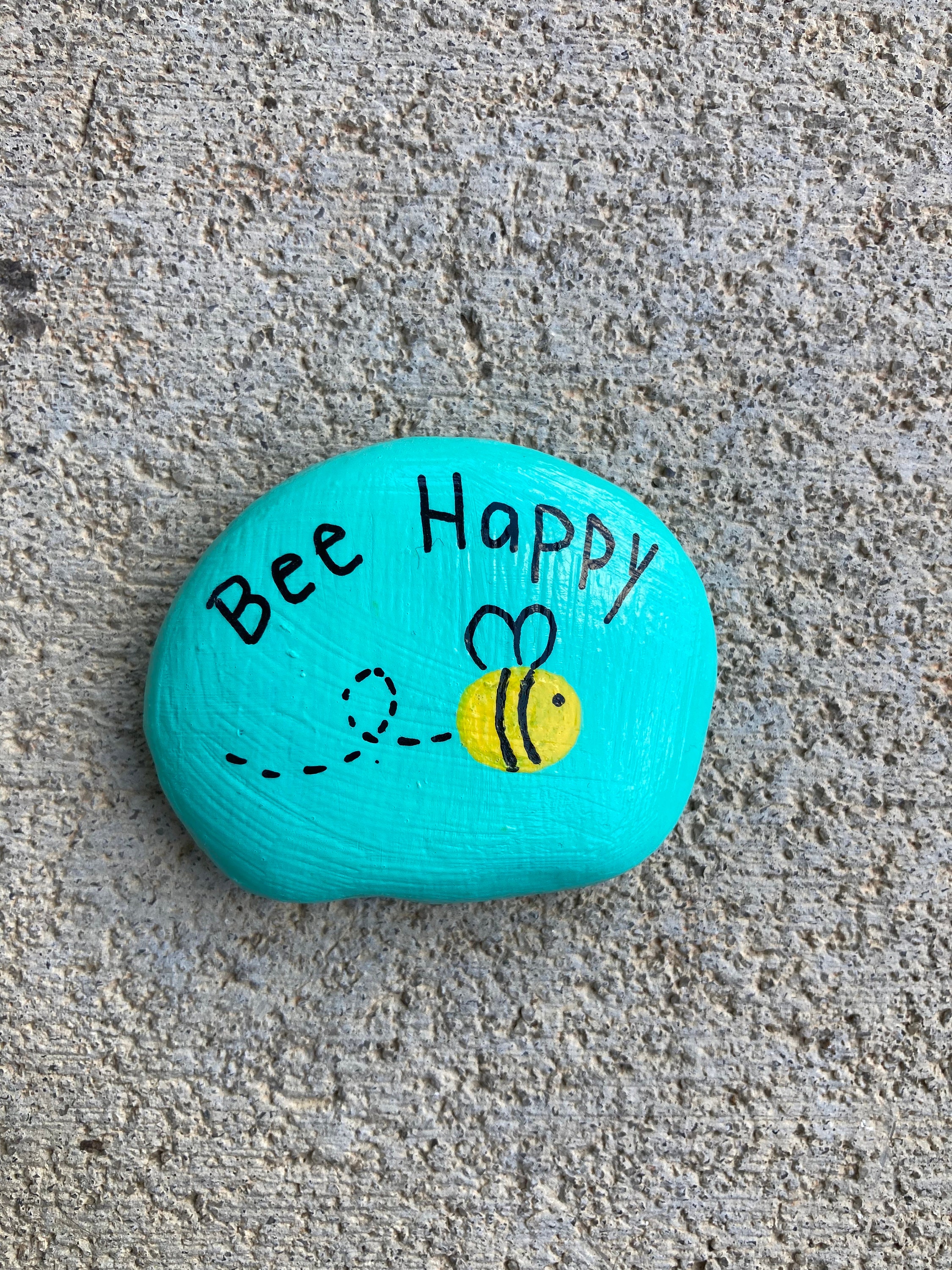 Bee Painted Rocks, Garden Rocks, Motivational Rocks - Etsy