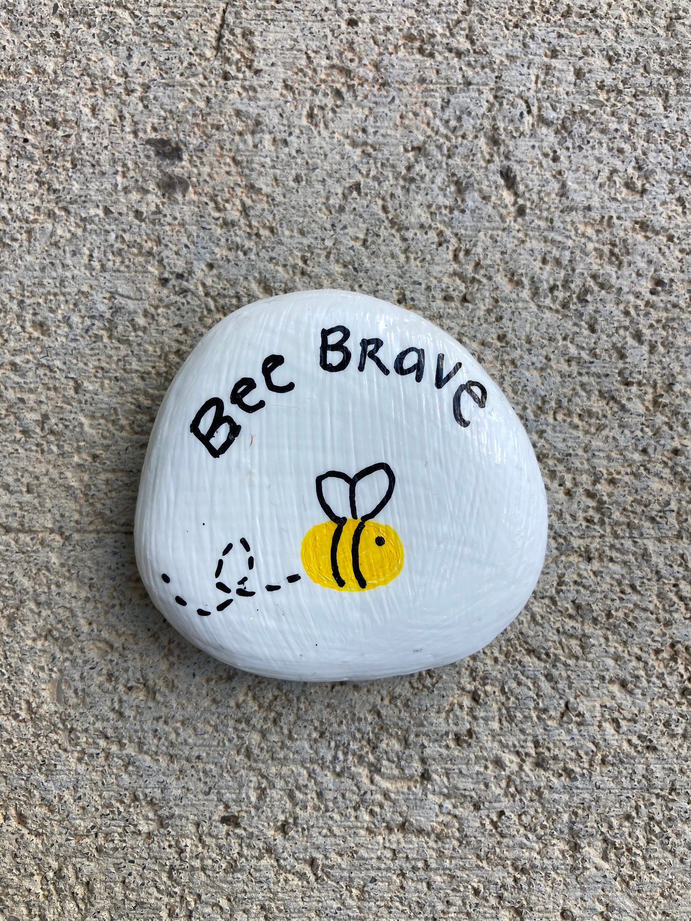 Bee Painted Rocks, Garden Rocks, Motivational Rocks - Etsy