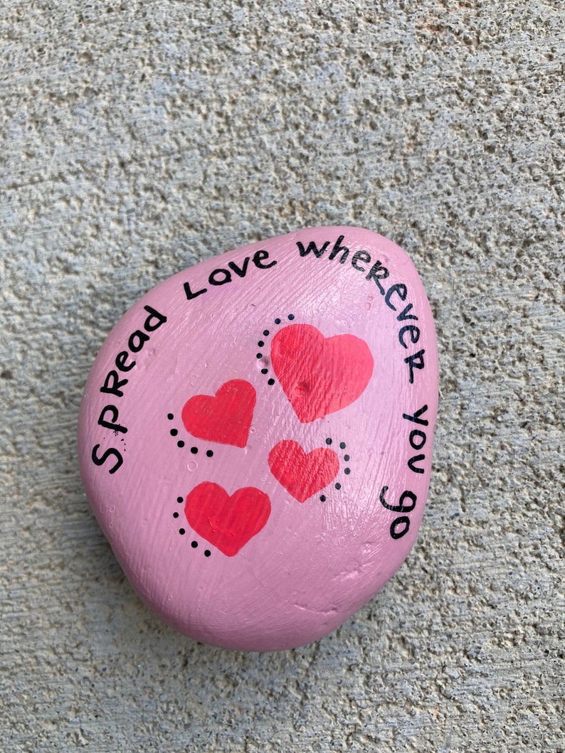 Motivational Rocks, Garden Rocks, Inspirational Rock Set - Etsy