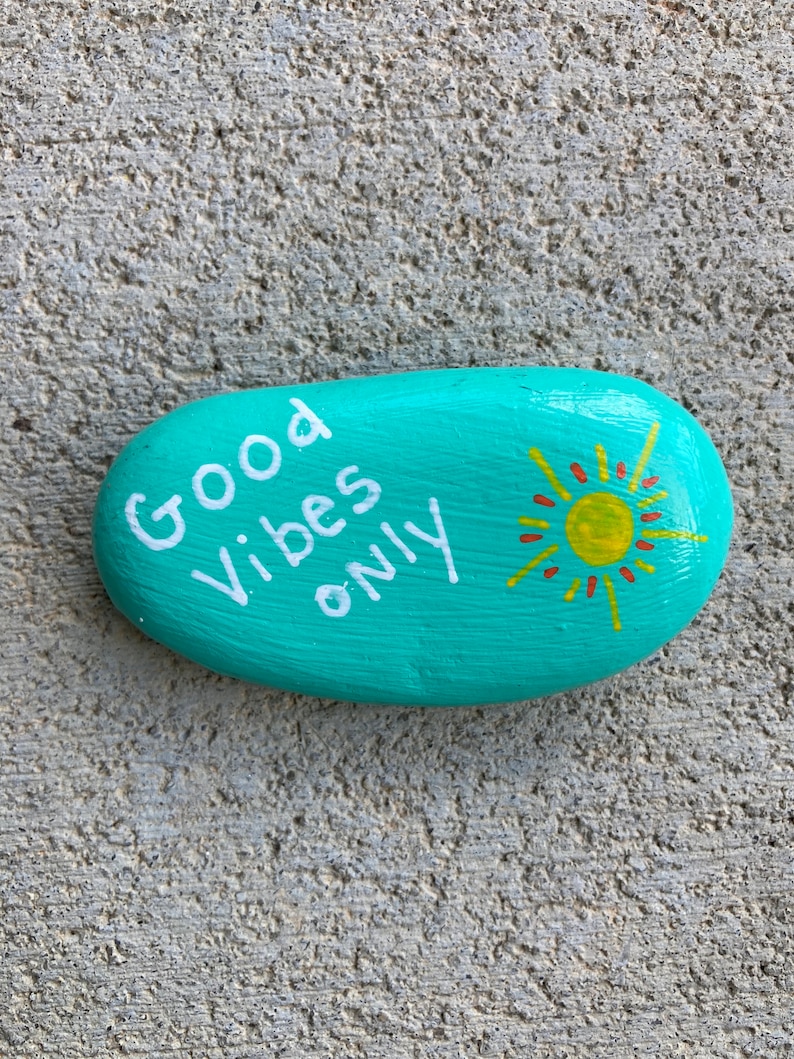 Motivational Rocks, Garden Rocks, Inspirational Rock Set - Etsy