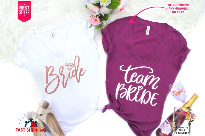 Bachelorette Party Shirts Team Bride Shirts Funny - Etsy