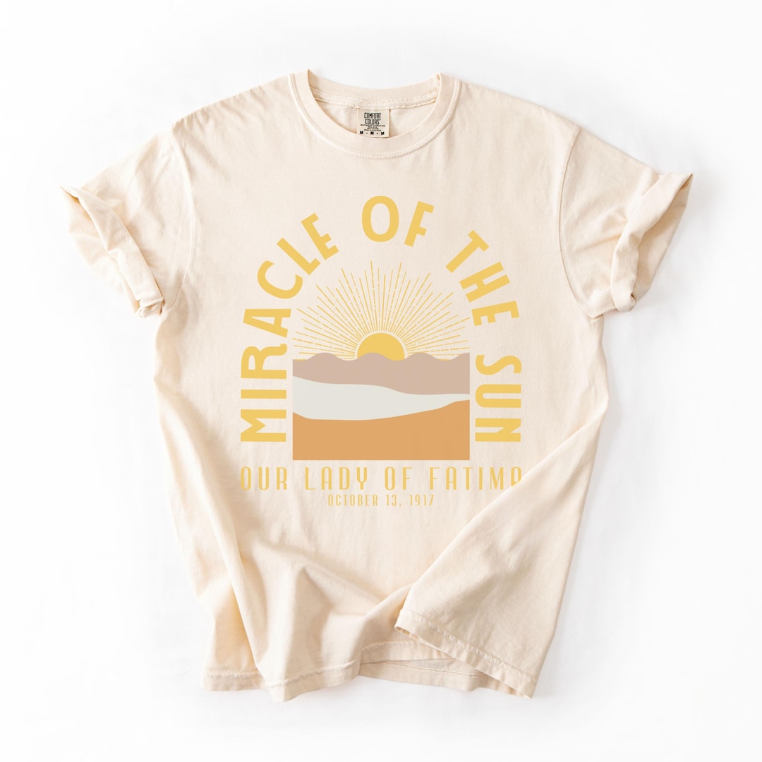 Our Lady of Fatima Miracle of the Sun Catholic Women's Tee - Etsy