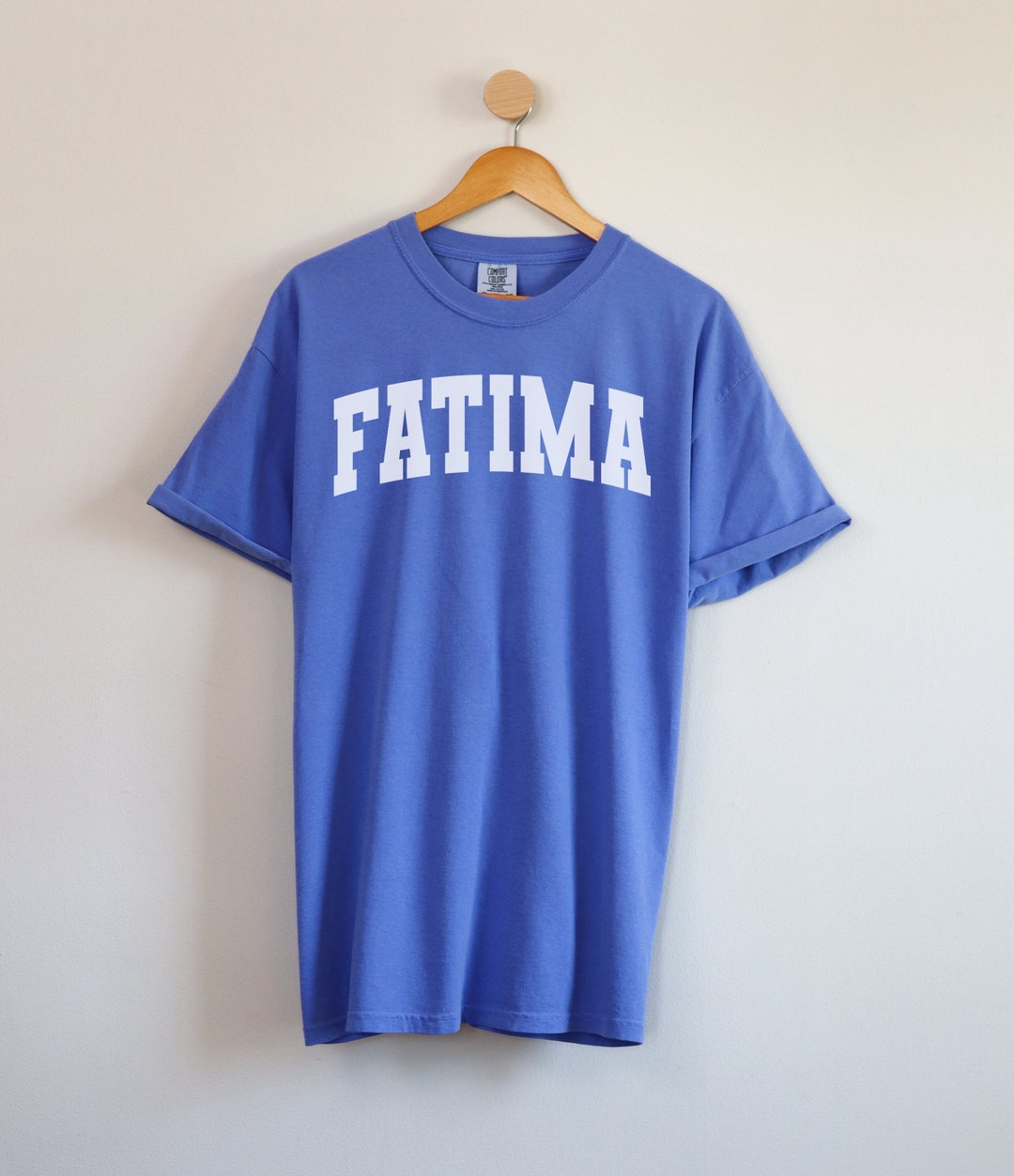 Our Lady of Fatima College Lettering T-shirt - Etsy