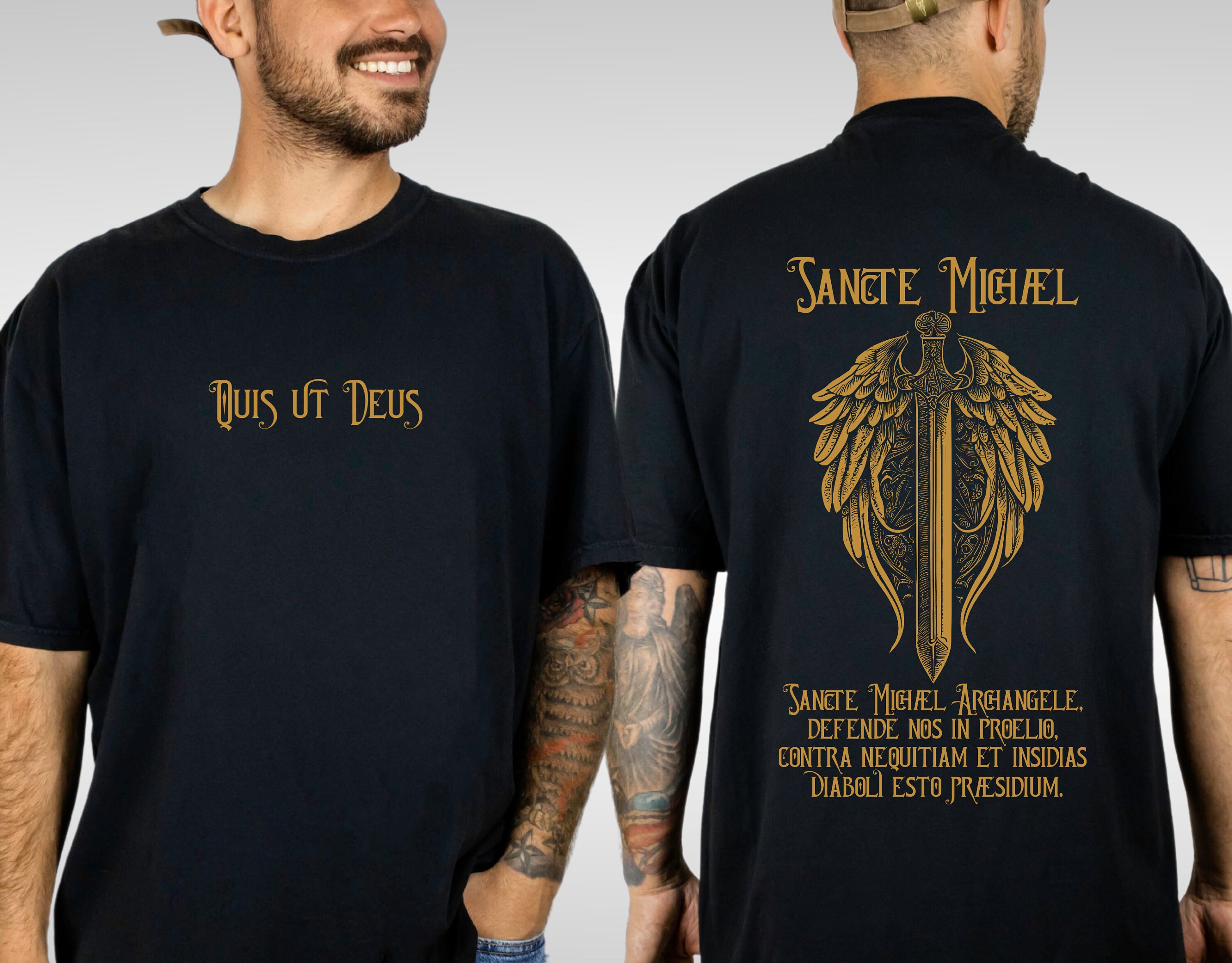 Saint Michael the Archangel T-shirt - Etsy