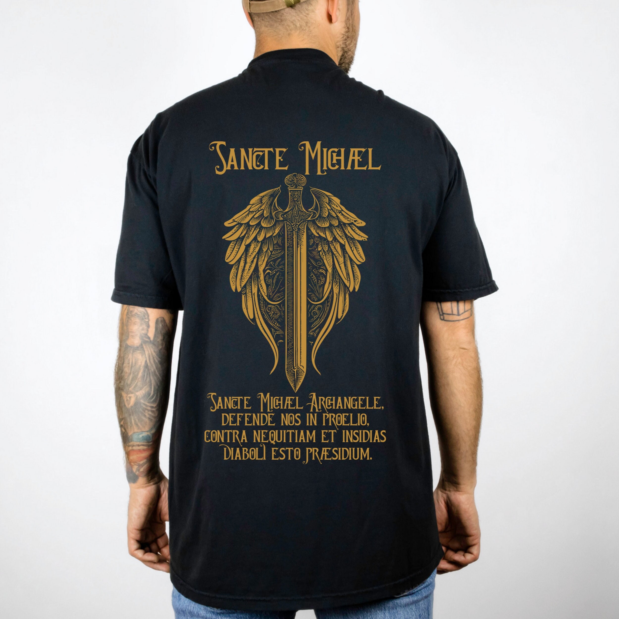Saint Michael the Archangel T-shirt - Etsy