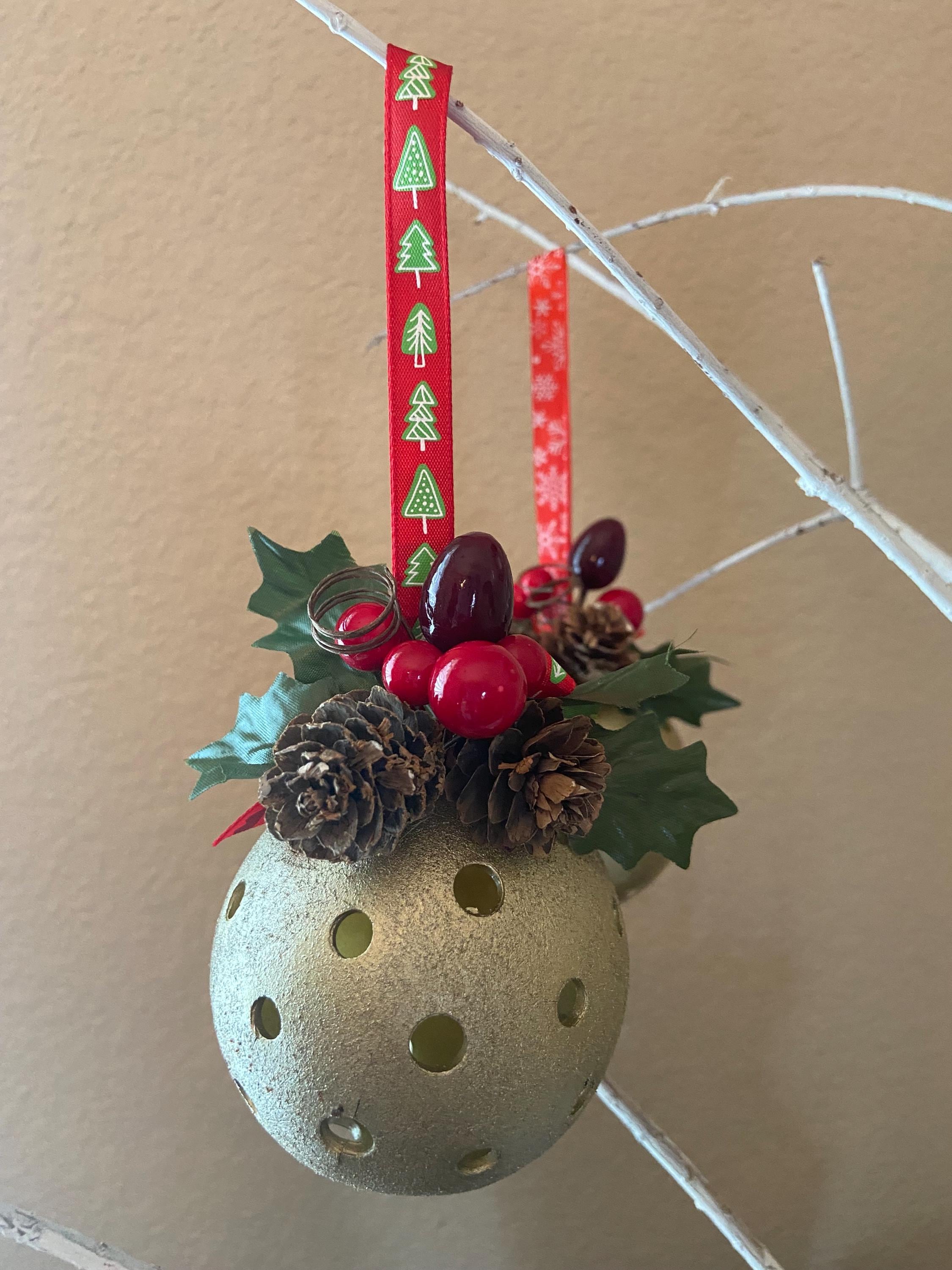 Recycled Pickleball Christmas Ornament - Etsy