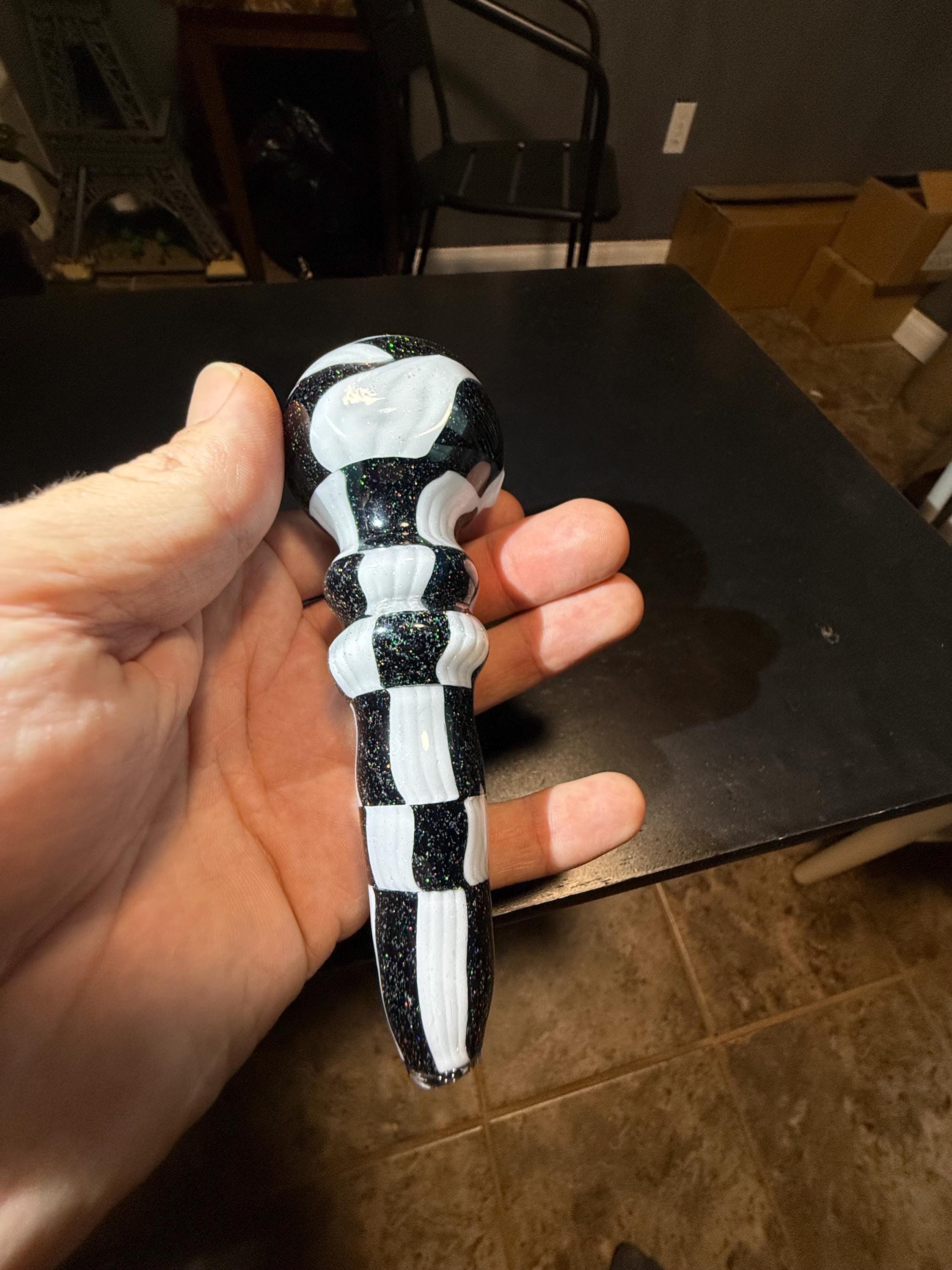 Full Cropal Checkered Spoon Pipe - Etsy