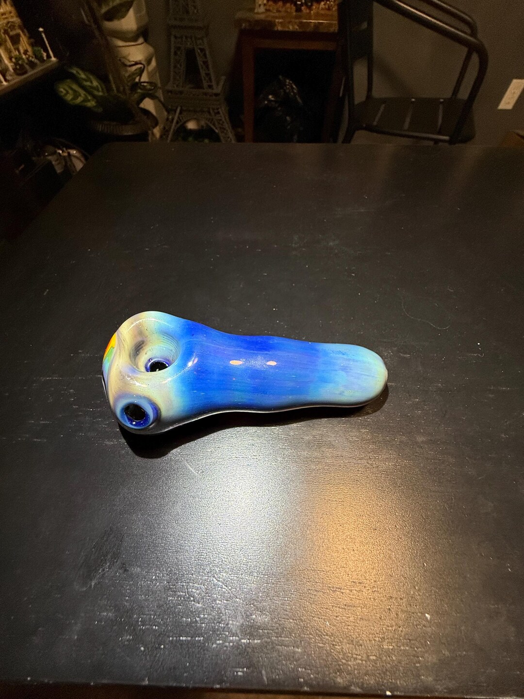 Experimental Blue Spoon Pipe - Etsy