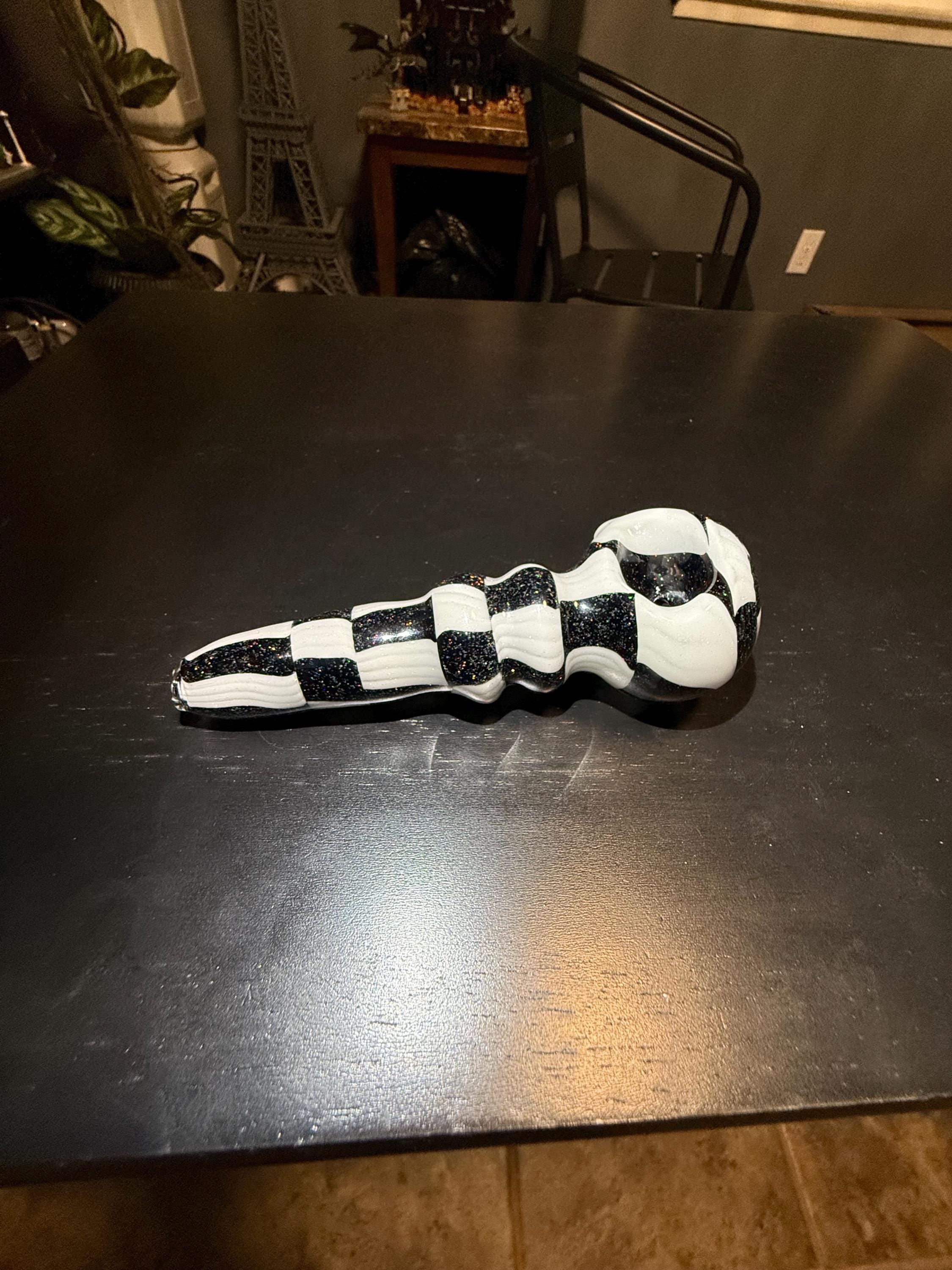 Full Cropal Checkered Spoon Pipe - Etsy