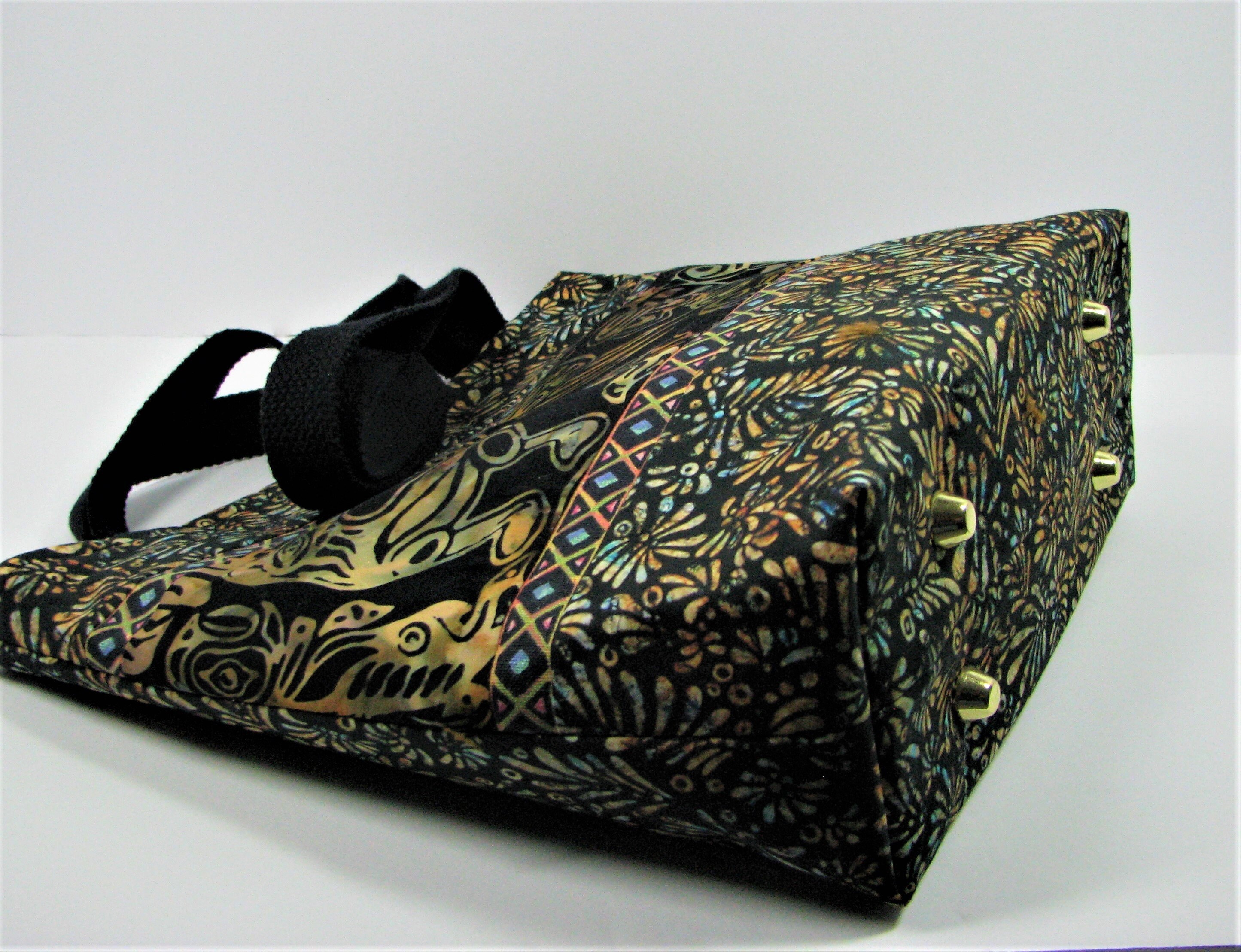 Pacific Northwest Indigenous Native Totem Batik Tote Bag Shoulder Bag ...