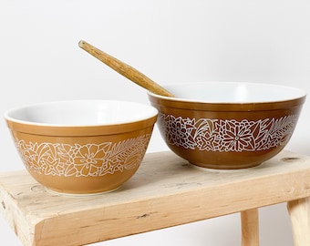 Brown Pyrex Bowls | Etsy