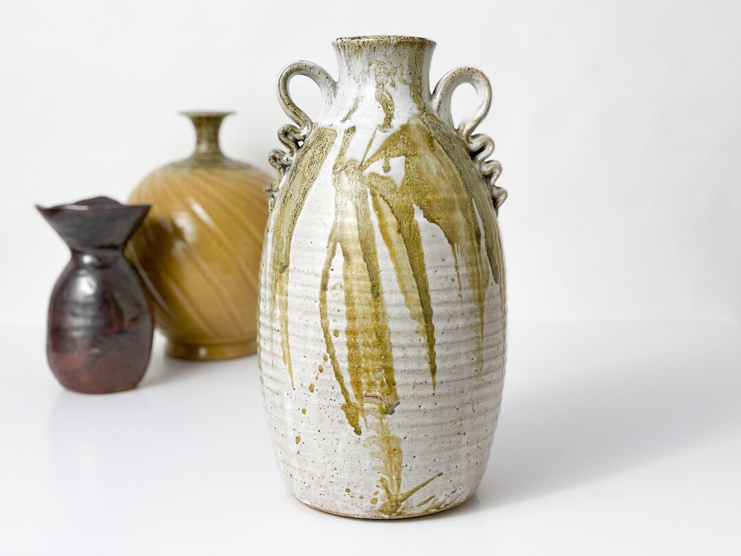 Mercy Farm Studio Pottery Mid Century Modern Jug With Handles - Etsy