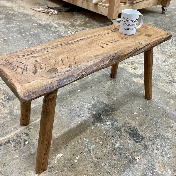 Primitive Bench - Etsy