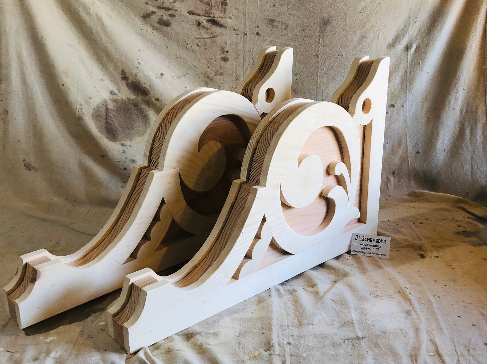 Counter Height Park House Corbels Large Wood Corbel | Etsy