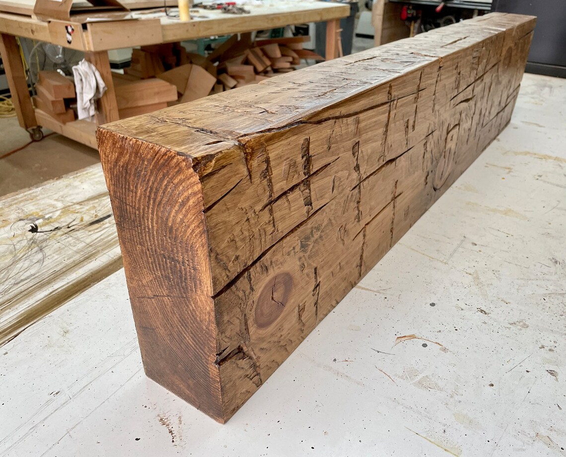 Floating Mantel Beam Mantel Huge Shelf Farmhouse Mantel - Etsy