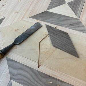Geometric Parquetry Dining Table - Etsy