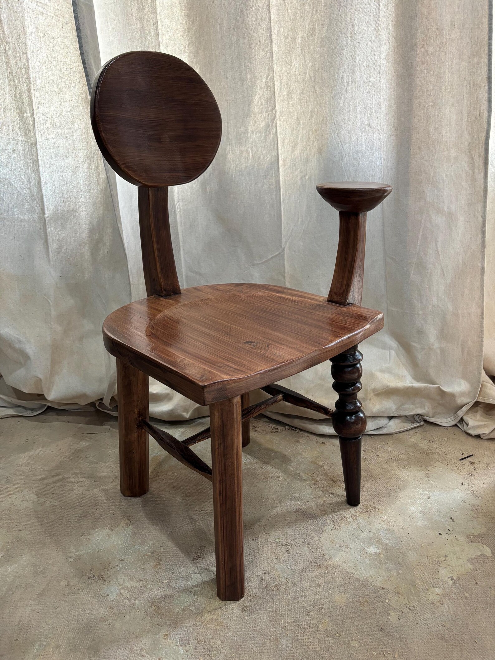 Round Back Schroeder Chair - Etsy