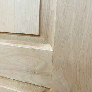 Solid Alder Two Panel Door - Etsy