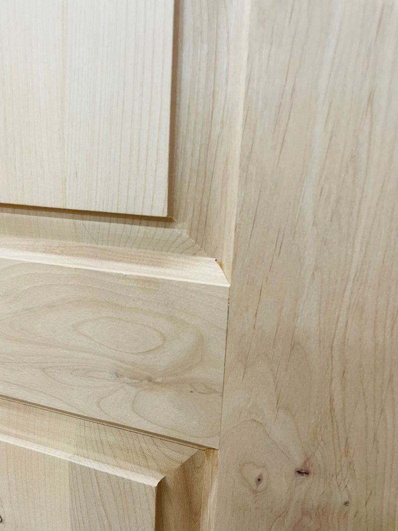 Solid Alder Two Panel Door - Etsy