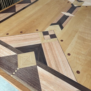 Geometric Parquetry Dining Table - Etsy