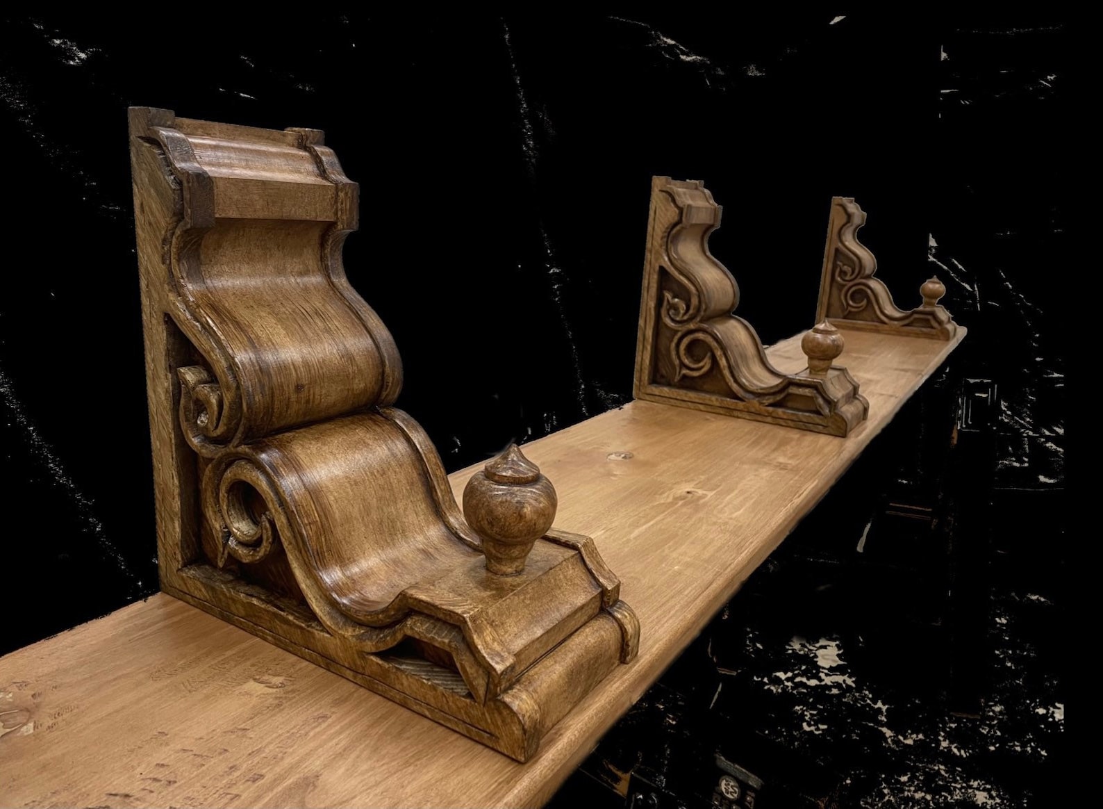 Hand Carved Corbel - Etsy