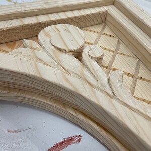 Hand Carved Wood Corbel, Baroque Rococo Style, Ready to Hang - Etsy