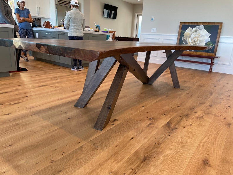 Modern Farmhouse Trestle Table - Etsy