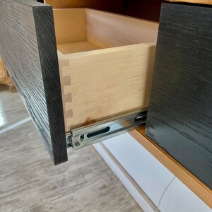 Floating Media Cabinet, Console Table, Modern Curved Cabinet - Etsy