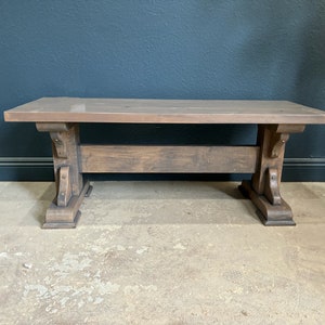 Sturdy Wood Bench - Etsy