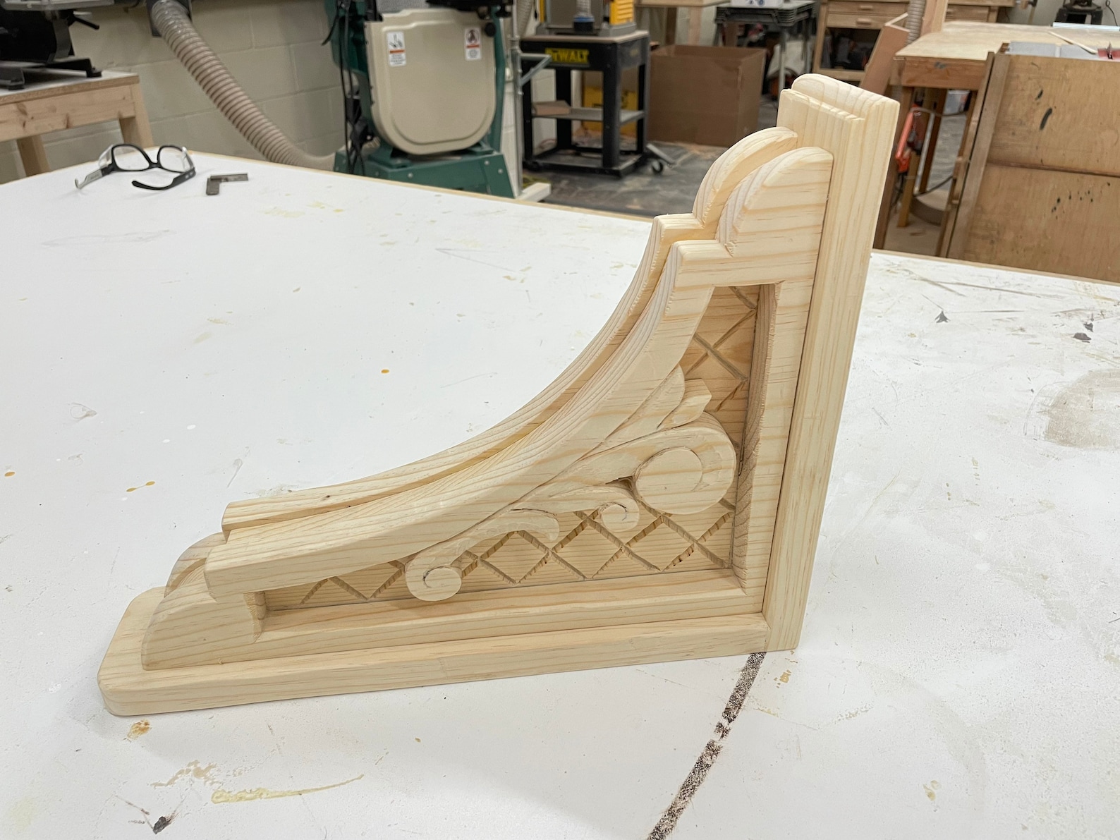 Hand Carved Wood Corbel, Baroque Rococo Style, Ready to Hang - Etsy