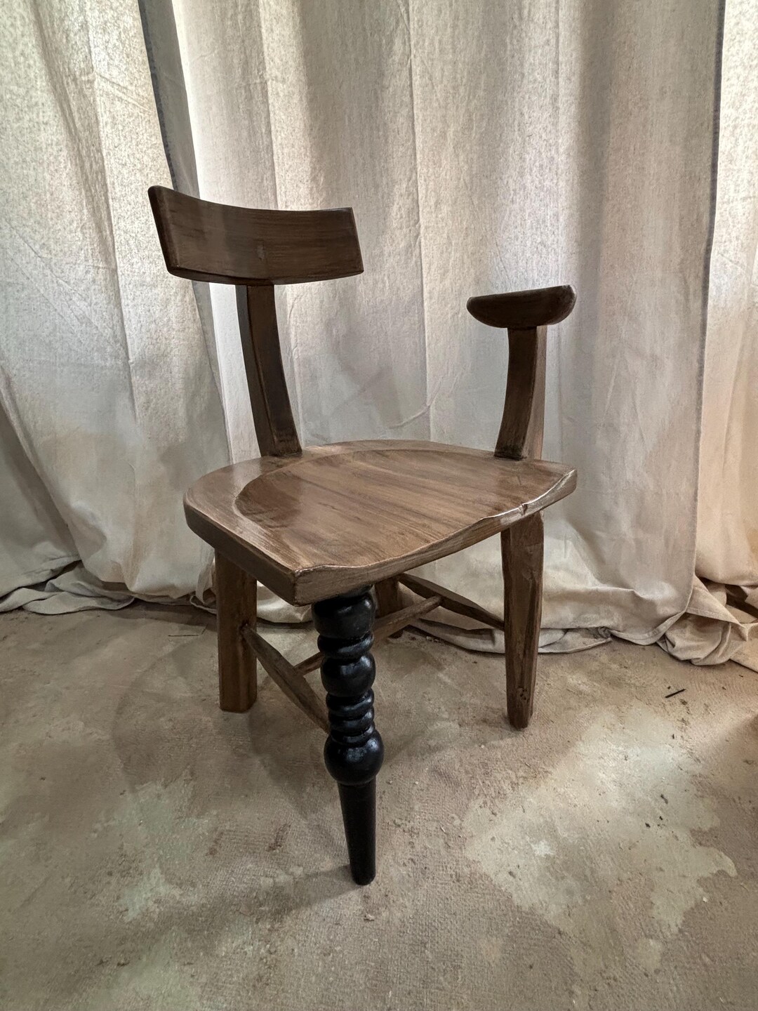 Curved Back Schroeder Chair - Etsy