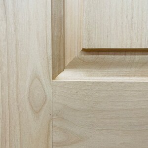 Solid Alder Two Panel Door - Etsy