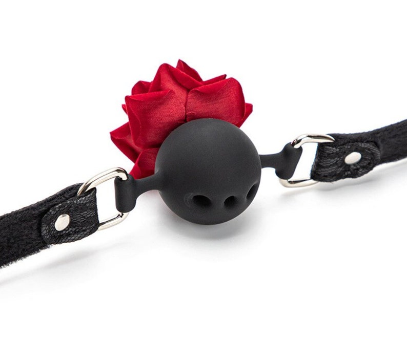 Rose Flower Mouth Gag Plug Choker Breathable Restraint Bondage | Etsy