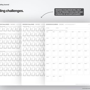 Digital Reading Journal, Reading Tracker, Goodnotes and Notability ...