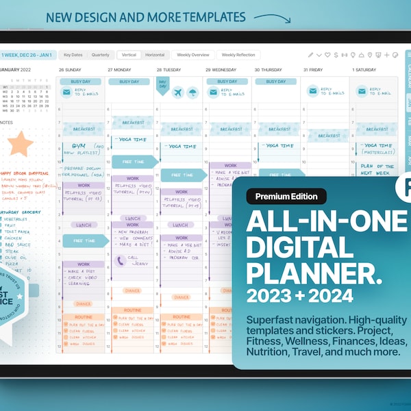 2021 Digital Planner Notability - Etsy