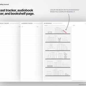 Digital Reading Journal, Reading Tracker, Goodnotes and Notability ...