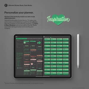 Dark Mode Digital Sticker Book With Over 500 Unique Stickers ...