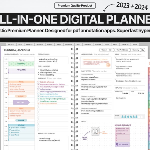Goodnotes Planner - Etsy