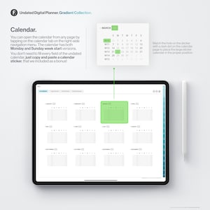 Undated Digital Planner, Goodnotes and Notability Templates ...
