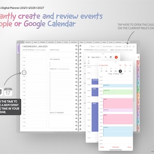 2025-2027 All-in-one Digital Planner: Goodnotes & Notability Compatible ...