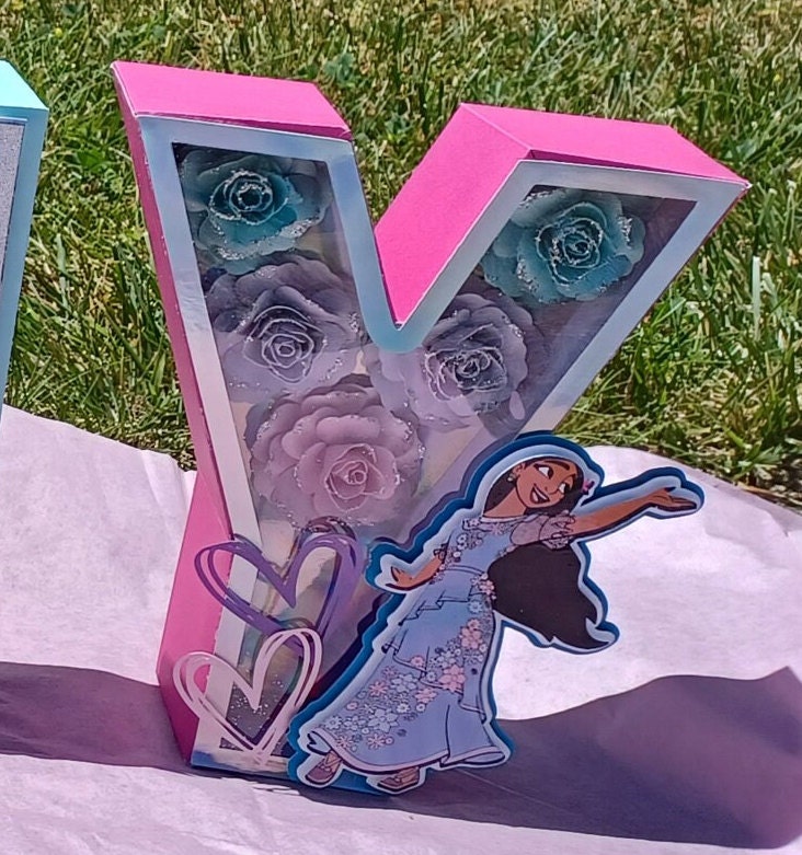 8in 3D Letters, Cardstock 3D Name, 3D Letter for Decor, 3d Letter for ...