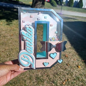 8in 3D Letter, Shaker 3D Letter, Customized 3D Letter, Initial 3D ...