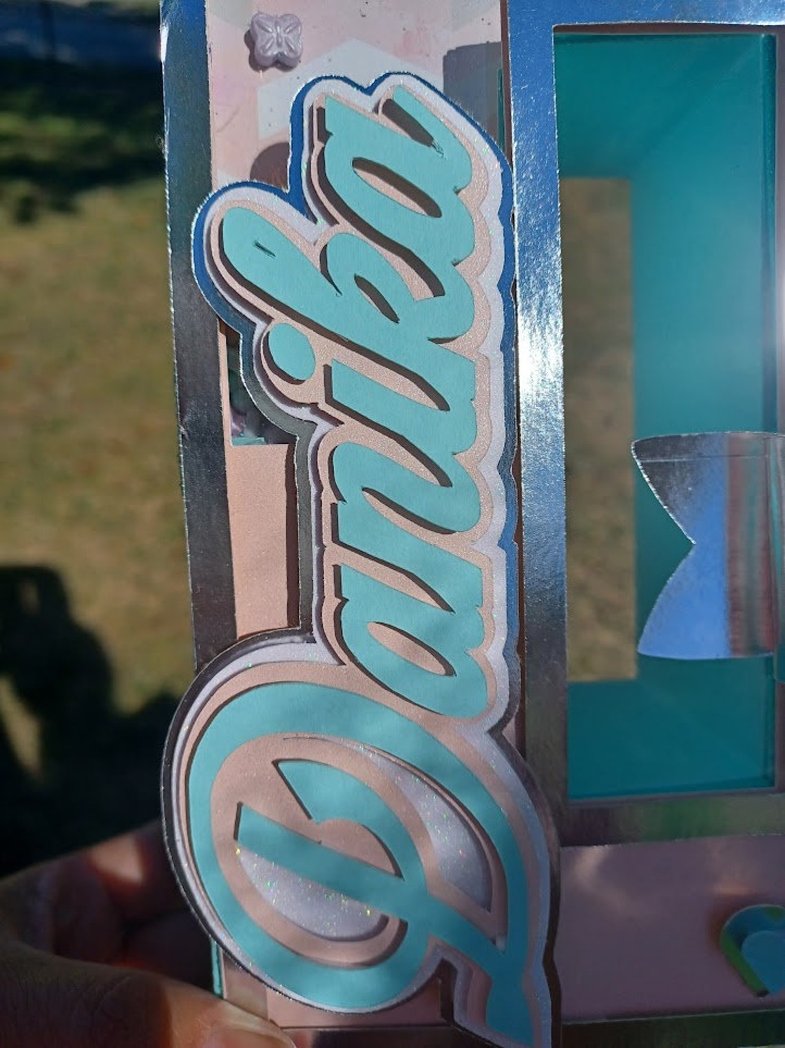 8in 3D Letter, Shaker 3D Letter, Customized 3D Letter, Initial 3D ...